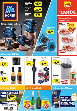 Hofer Aktionen - Hofer Flugblätter - Flugblättern.at